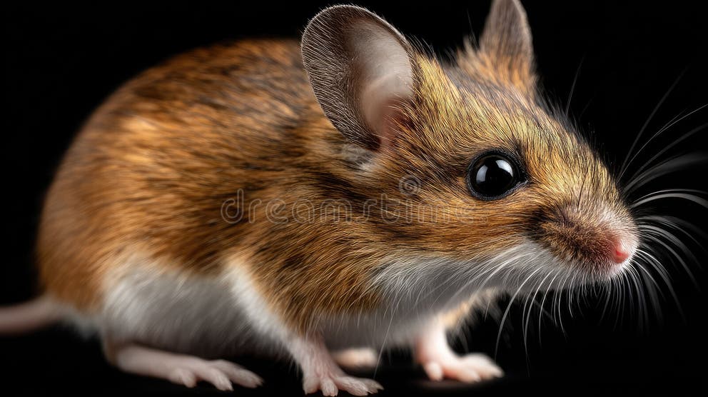 An Adorable Mouse Poses Gracefully, Showcasing Its Expressive Features ...