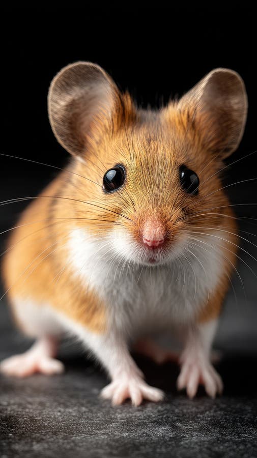 An Adorable Mouse Poses Gracefully, Showcasing Its Expressive Features ...