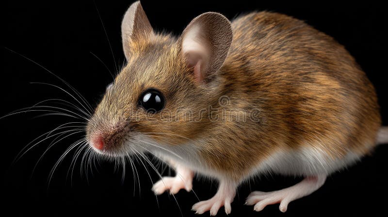 An Adorable Mouse Poses Gracefully, Showcasing Its Expressive Features ...