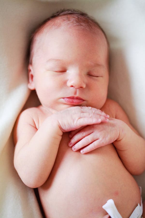Adorable newborn baby stock photo. Image of healthy, positive - 13848258