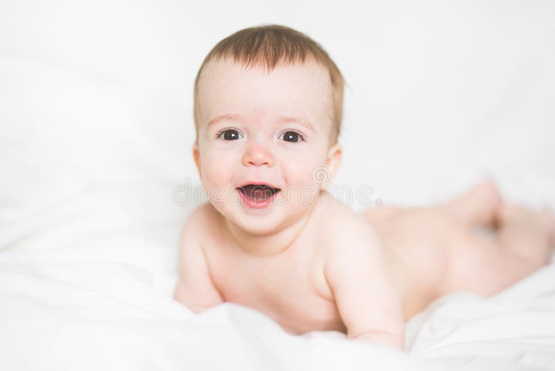 Adorable newborn baby stock image. Image of childhood - 69759399