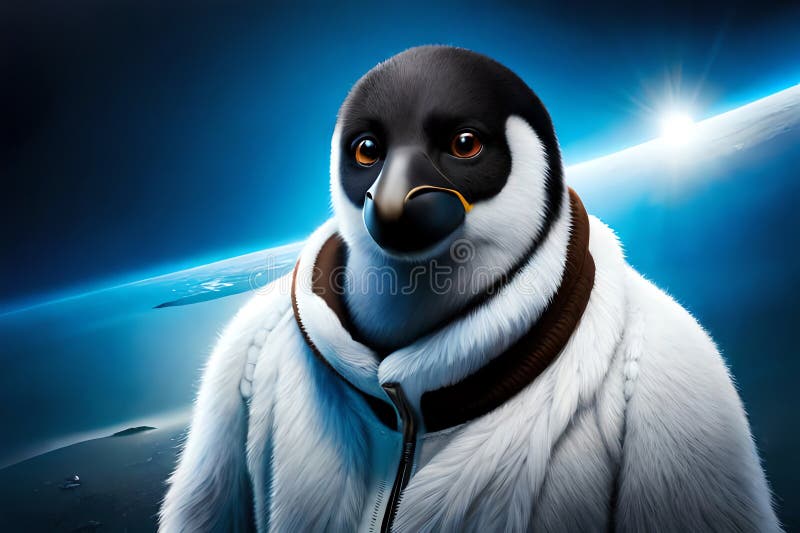 Adorable Penguin on Solid Color Background. World Penguin Day April 24 ...