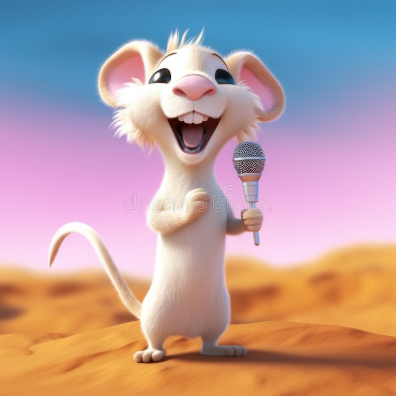 Adorable Kangaroo Rat Illustration for Children S Book - Pixar Style ...