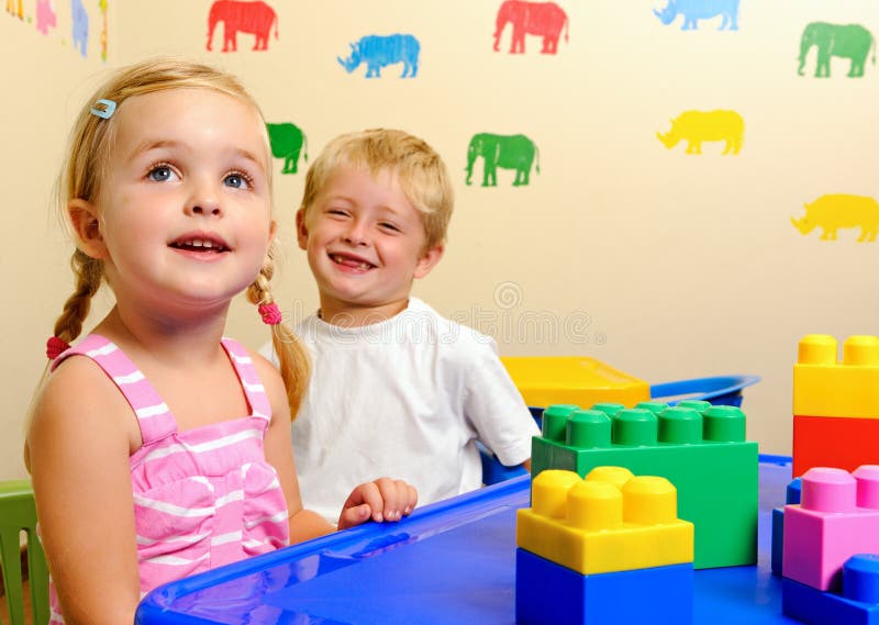Preschool friends stock photo. Image of hall, friends - 16177080