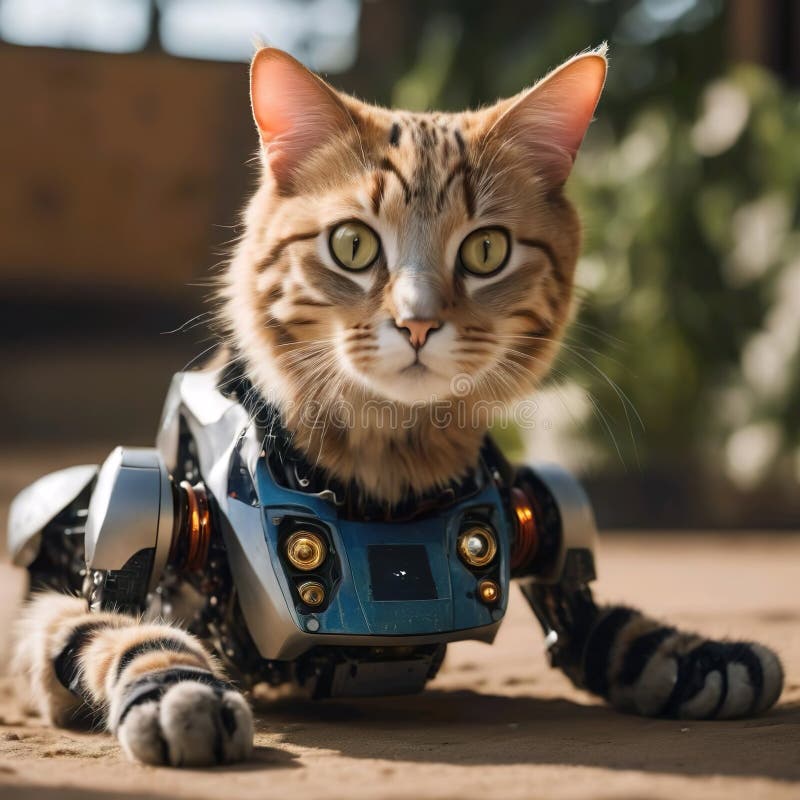 Robotic Cats Stock Illustrations – 156 Robotic Cats Stock Illustrations ...