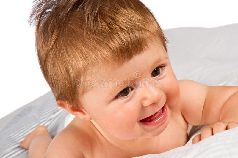 Adorable smiling baby stock photo. Image of cheerful - 25612606