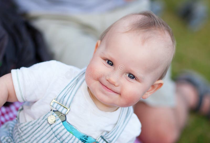 Adorable smiling baby boy stock photo. Image of baby - 19515976