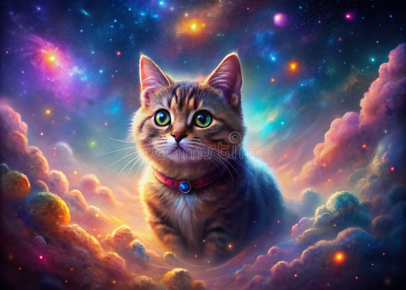 Adorable Space Cats Exploding Across Nebulae and Galaxies Stunning ...