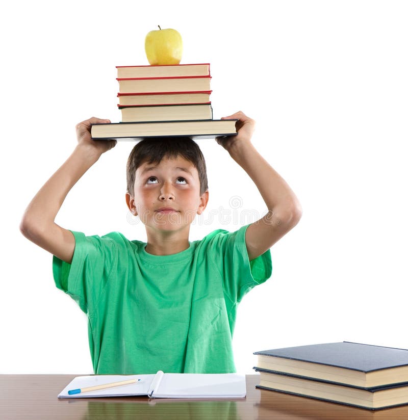 Adorable student boy stock photo. Image of children, childhood - 9627134