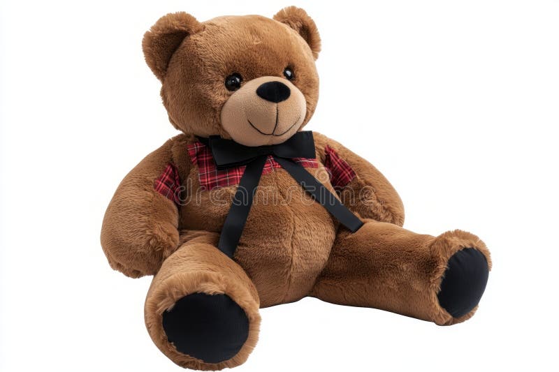 Soft Plush Teddy Bear with a Charming Bow Tie. a Perfect Companion for ...