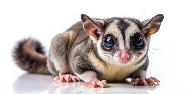 Adorable Sugar Glider in a Cute Pose on a Transparacy Background AI ...