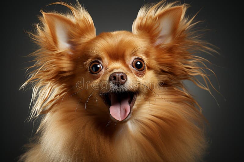 Adorable Surprised Dog with Surprised Expression Looking at the Camera ...