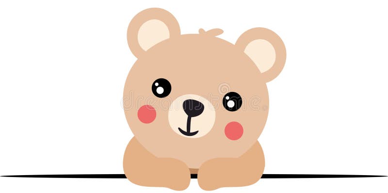 Bear Peeking Stock Illustrations 583 Bear Peeking Stock Illustrations