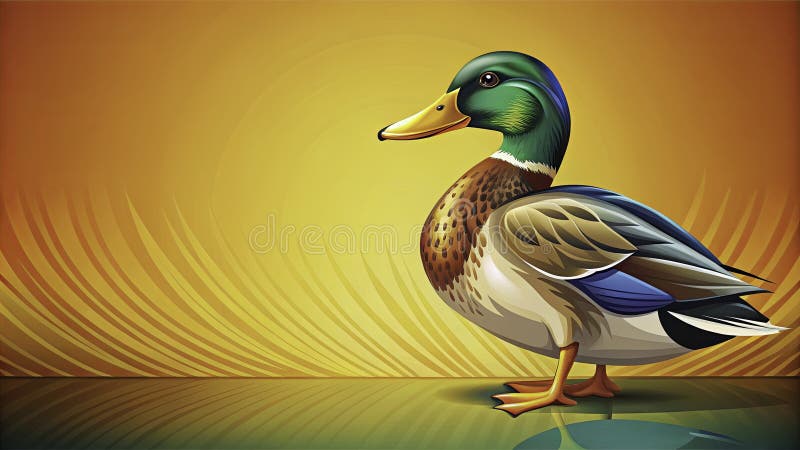 Adorable Vector Duck Design Vibrant Illustration Perfect for Creative ...