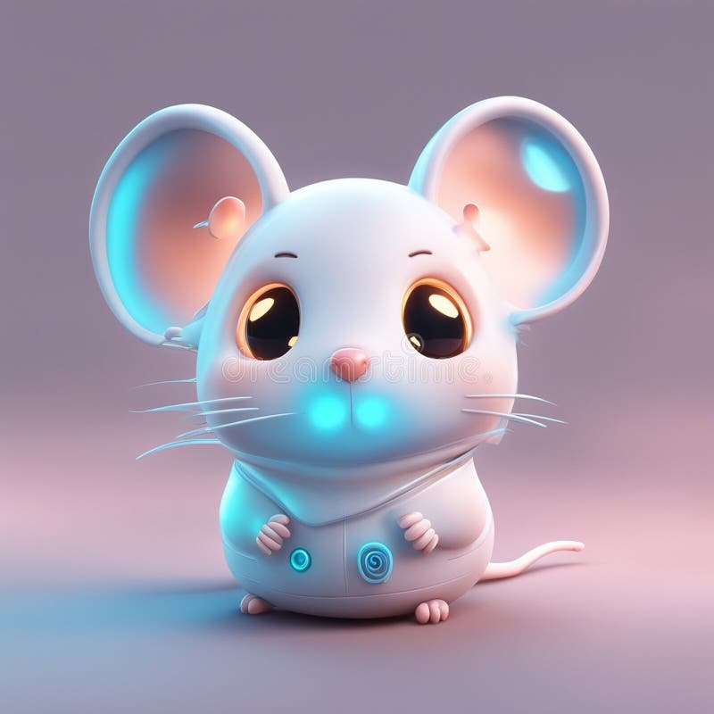 Cute Mouse Ghost Cartoon Vector Icon Illustration Stock Illustration ...