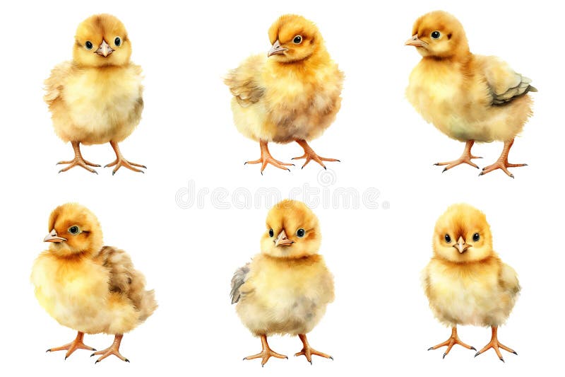Adorable Yellow Chicks stock image. Illustration of beaks - 311386395