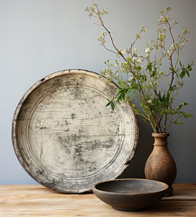 Ancient Greek Platter - Handcrafted Elegance for Your Home Stock Image ...