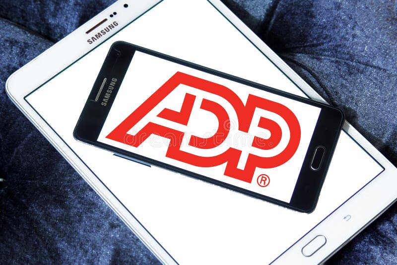 ADP, Automatic Data Processing Logo Editorial Photography - Image of ...