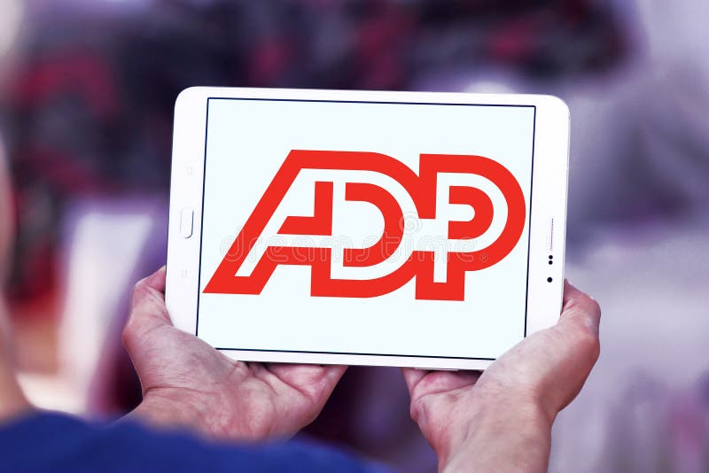 ADP, Logo Der Automatischen Datenverarbeitung Redaktionelles ...