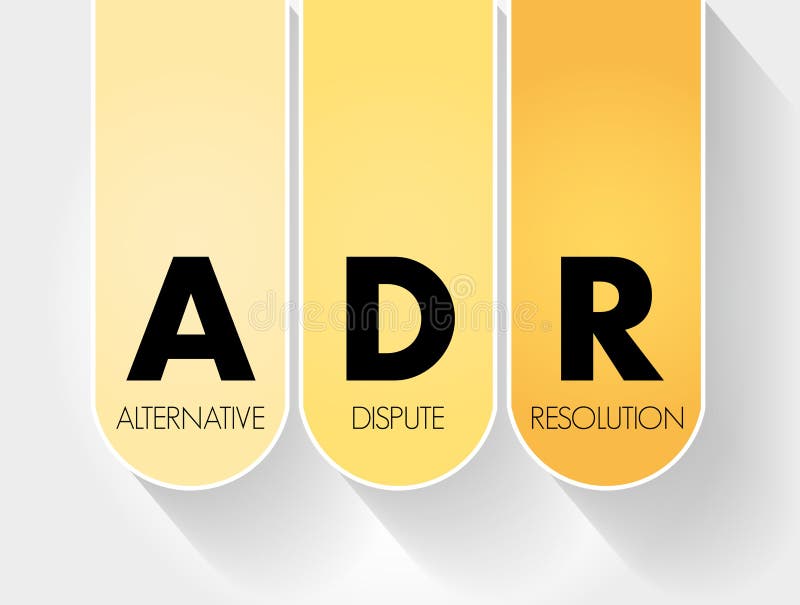 ADR - Alternative Dispute Resolution Acronym, Business Concept ...