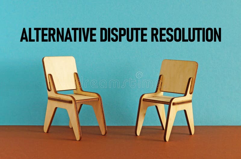 ADR Alternative Dispute Resolution is Shown Using the Text Stock Photo ...