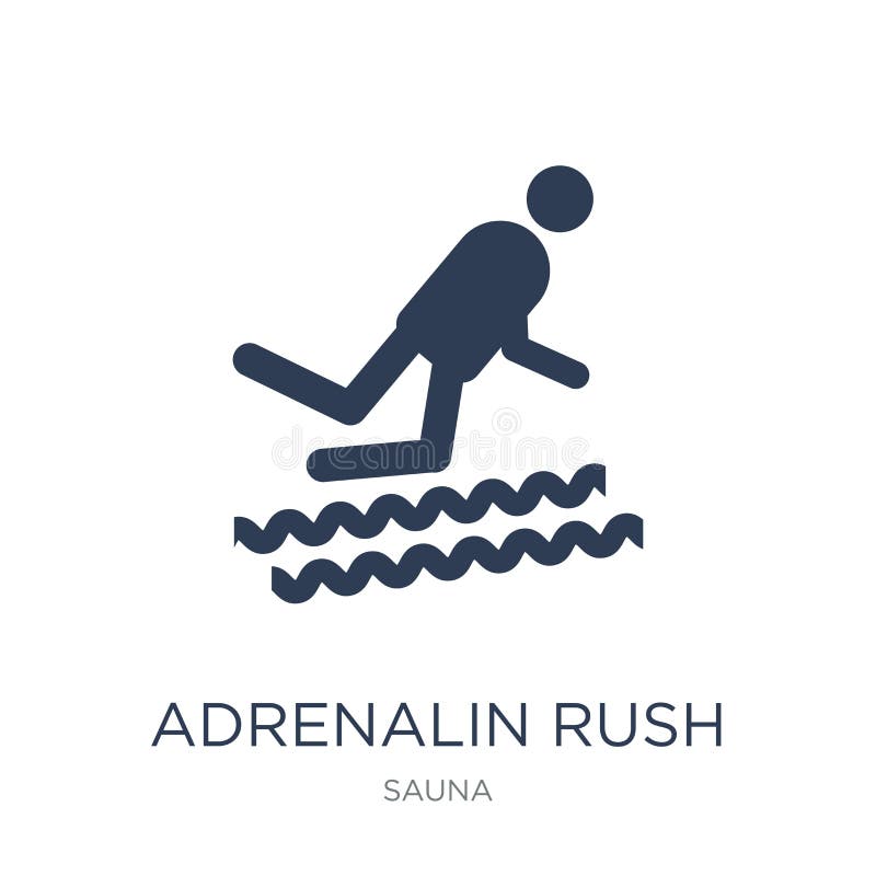 Adrenalin Rush Icon. Trendy Flat Vector Adrenalin Rush Icon on W Stock ...