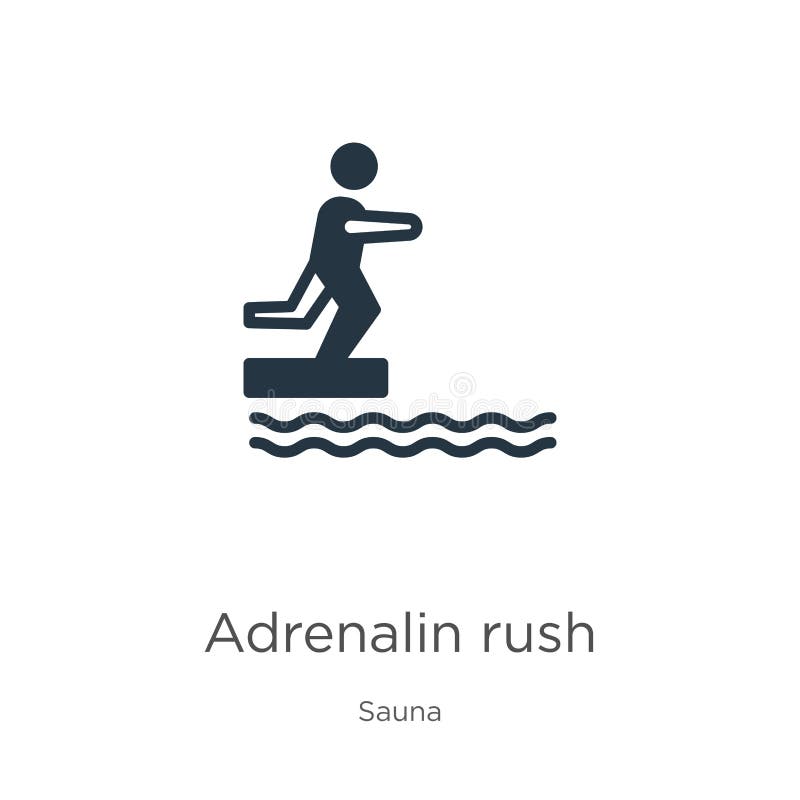 Adrenalin Rush Icon. Trendy Adrenalin Rush Logo Concept on White Stock ...