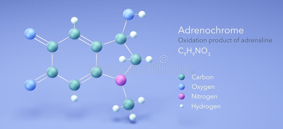 Adrenochrome, Molecular Structures, 3d Model, Structural Chemical ...