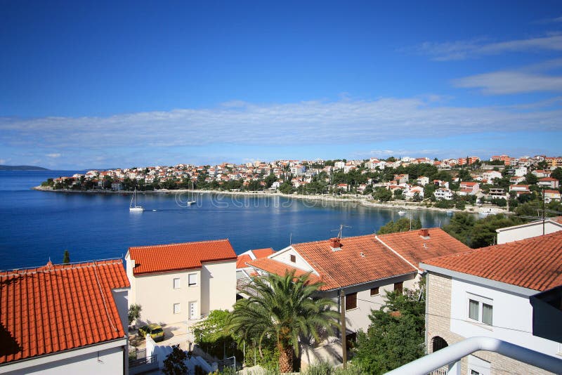 Adria sea view stock image. Image of travel, land, europe - 8035993