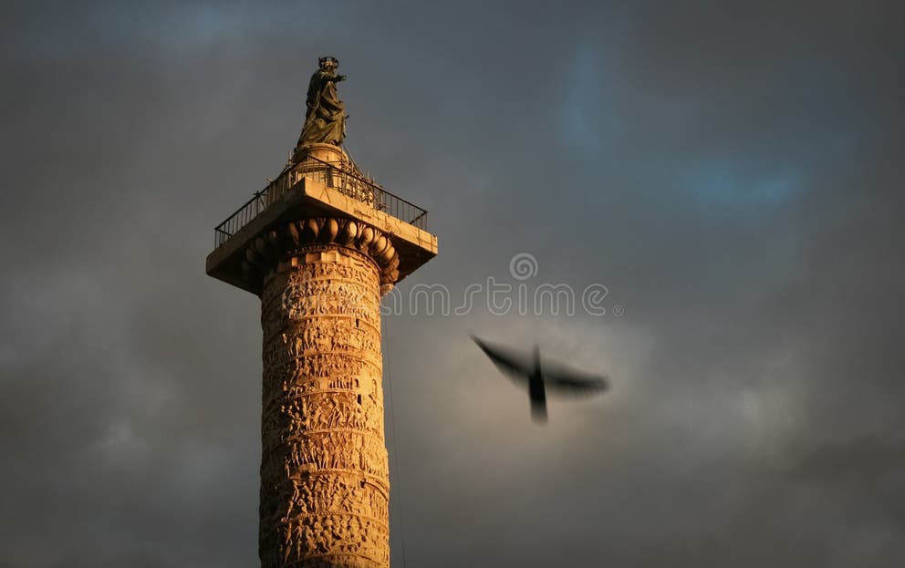 Adrian Columns - Rome - Italy Stock Image - Image of rome, culture ...