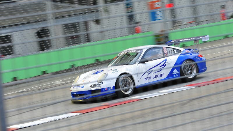 Adrian D Silva Racing at Porsche Carrera Cup Asia Editorial Stock Photo ...