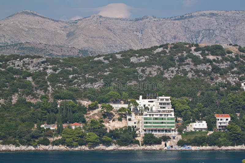Adriatic Coast, Mountains, Croatia Stock Image - Image of slope, waves ...