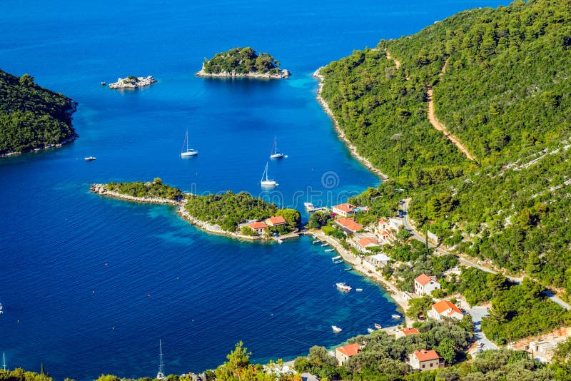 Adriatic landscape stock photo. Image of croatian, mediterranean - 26936158