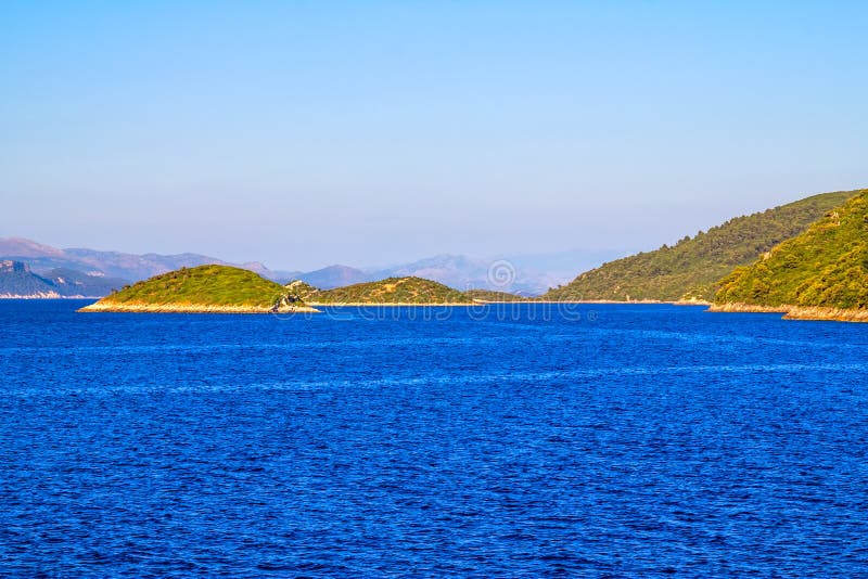 Adriatic Landscape - Croatia Stock Photo - Image of island, aerial ...