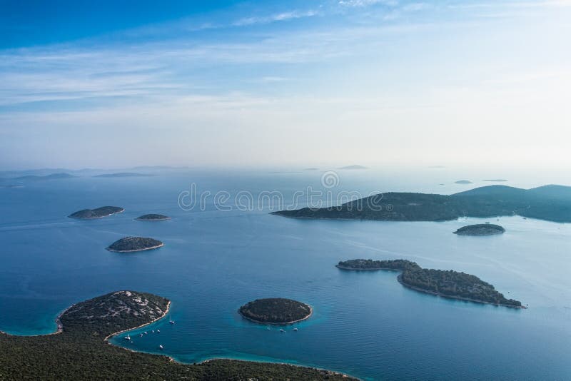Adriatic landscape aerial stock photo. Image of destination - 27853044