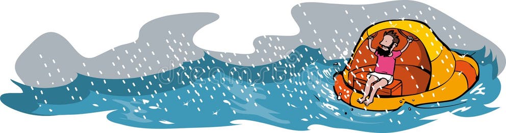 Cartoon Man Raft Stock Illustrations – 224 Cartoon Man Raft Stock ...