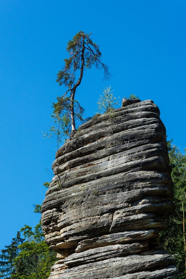 Adrspach Rocks - Stone Gate Stock Image - Image of landscape, frog ...