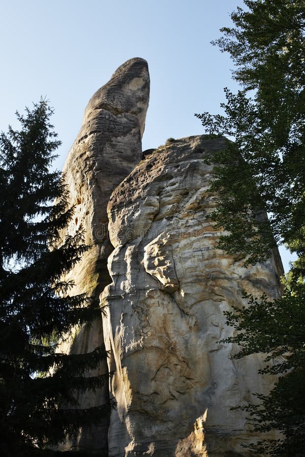 Adrspach-Teplice Rocks. Czech Republic Stock Photo - Image of mountain ...