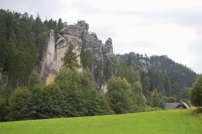 Adrspach Teplice Rocks - Czech Republic Stock Photo - Image of teplice ...