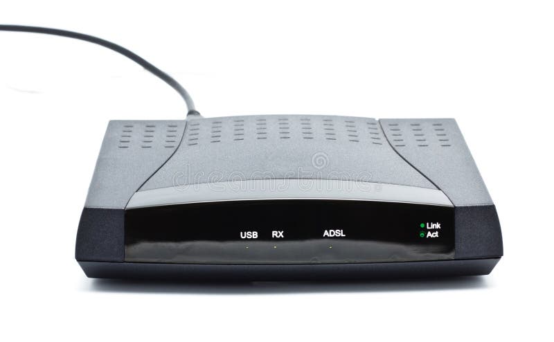 MTA cable modem stock photo. Image of computer, binary - 781084