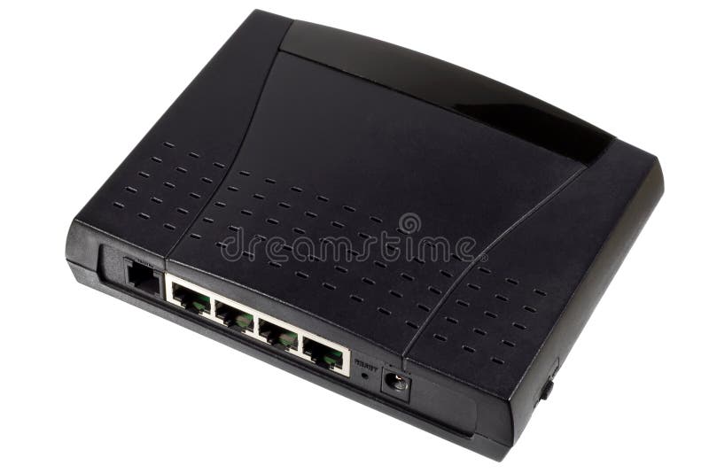ADSL router stock photo. Image of connect, business, plug - 10699980