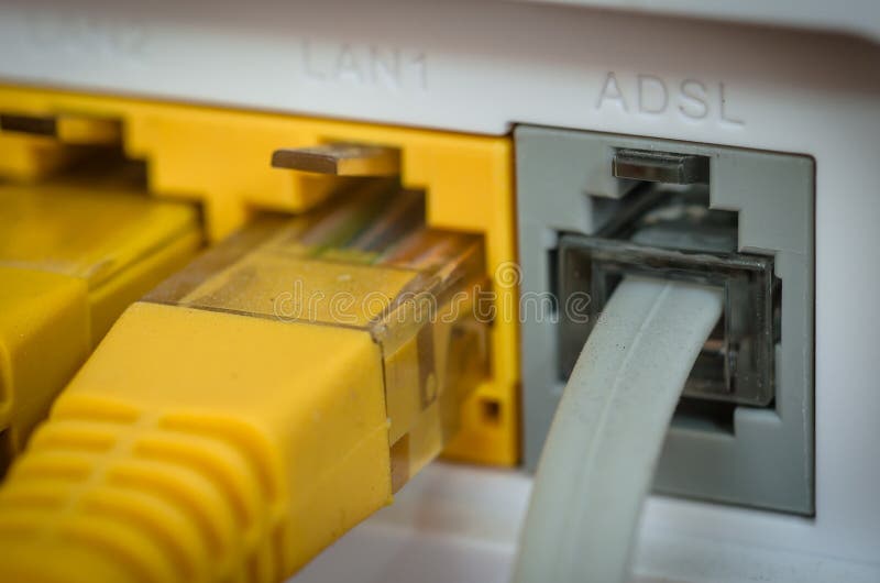 ADSL router stock photo. Image of telecommunications - 56058764