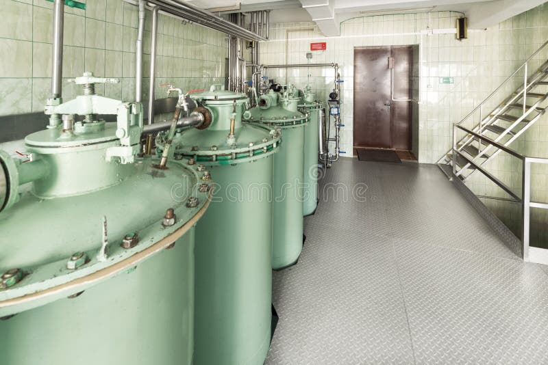 Adsorption Sand Filtration System. Stock Image - Image of factory ...