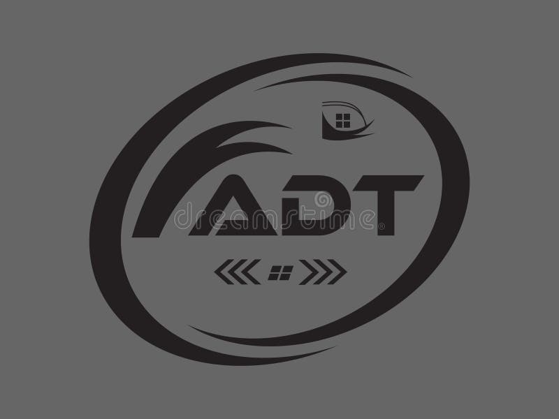 ADT Letter Logo Design. ADT Simple and Modern Monogram Logo Stock ...