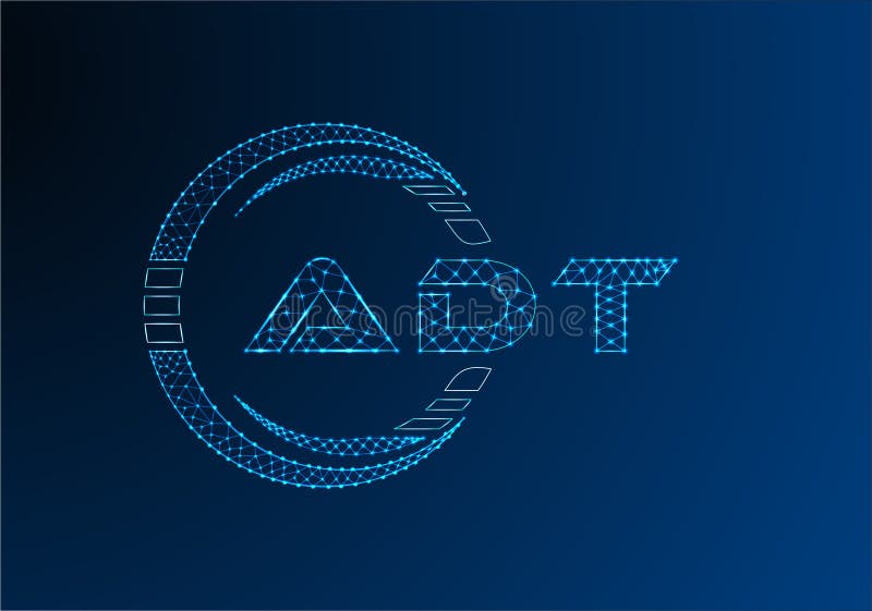 ADT Low Poly Letter Logo Vector Design. Stock Illustration ...