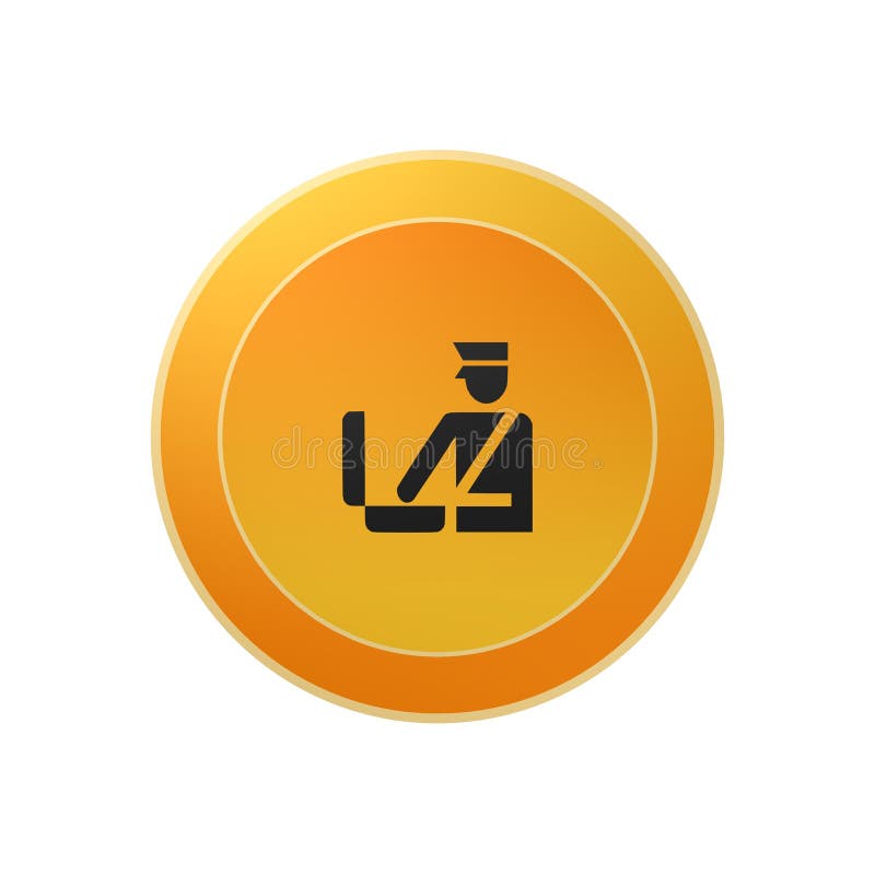 Icono De Aduanas De 3 Tipos De Esquema En Blanco Y Negro. Símbolo ...