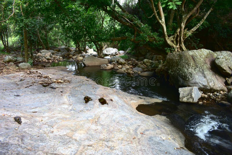 Adukamm Waterfalls and the Pambar River Stock Image - Image of coffee ...