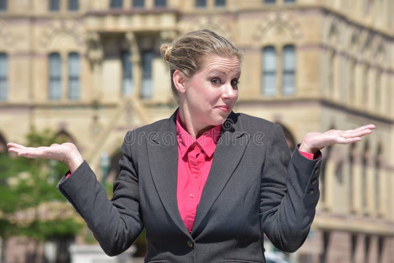 Adult Blonde Business Woman Making a Decision Wearing Suit Stock Photo ... Adult Blonde Business Woman Making a Decision Wearing Suit Stock Photo ...