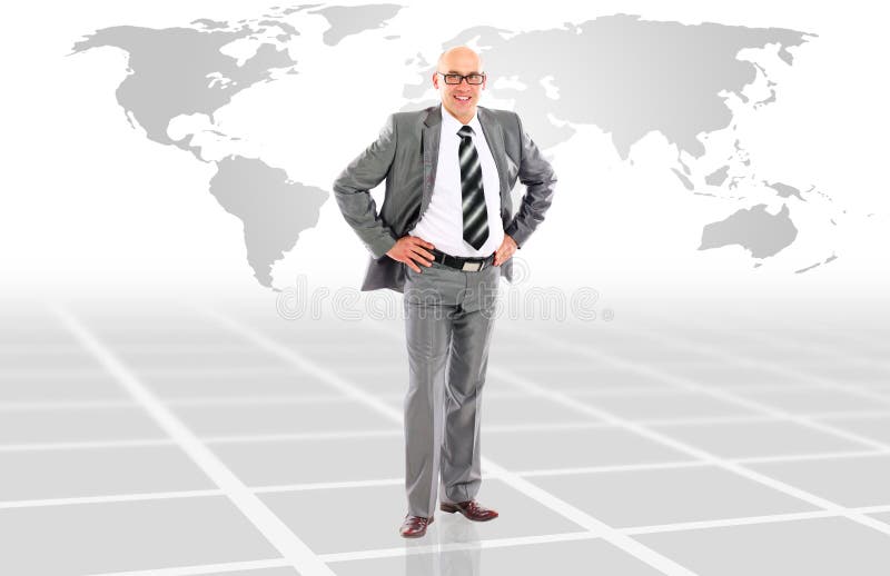 Adult business man world stock image. Image of american - 29191787