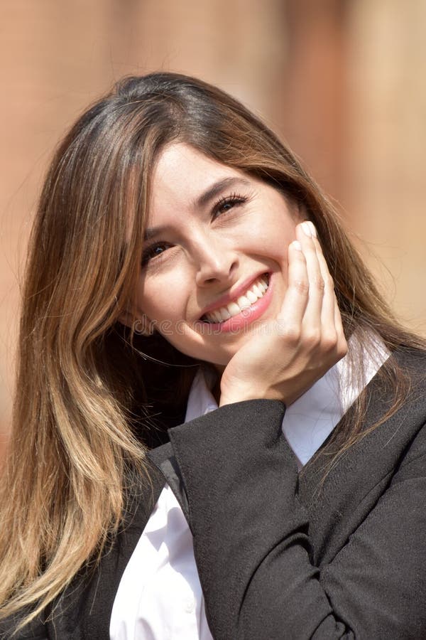 Adult Colombian Business Woman Saluting Wearing Suit Stock Image ... Adult Colombian Business Woman Saluting Wearing Suit Stock Image ...